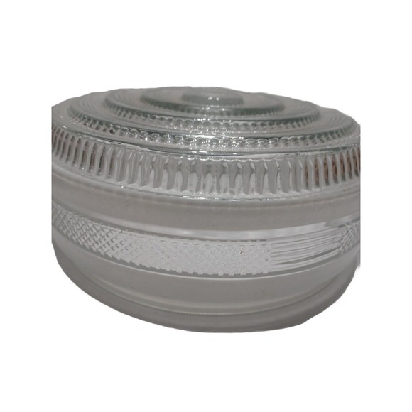 Unbranded | Kitchen | Vintage White Prismatic Glass Shade Ceiling Light ...